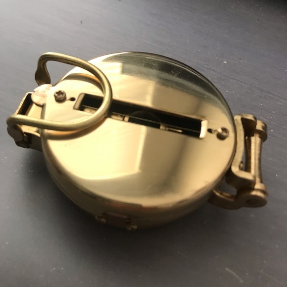 Other | Solid Brass Compass | Poshmark